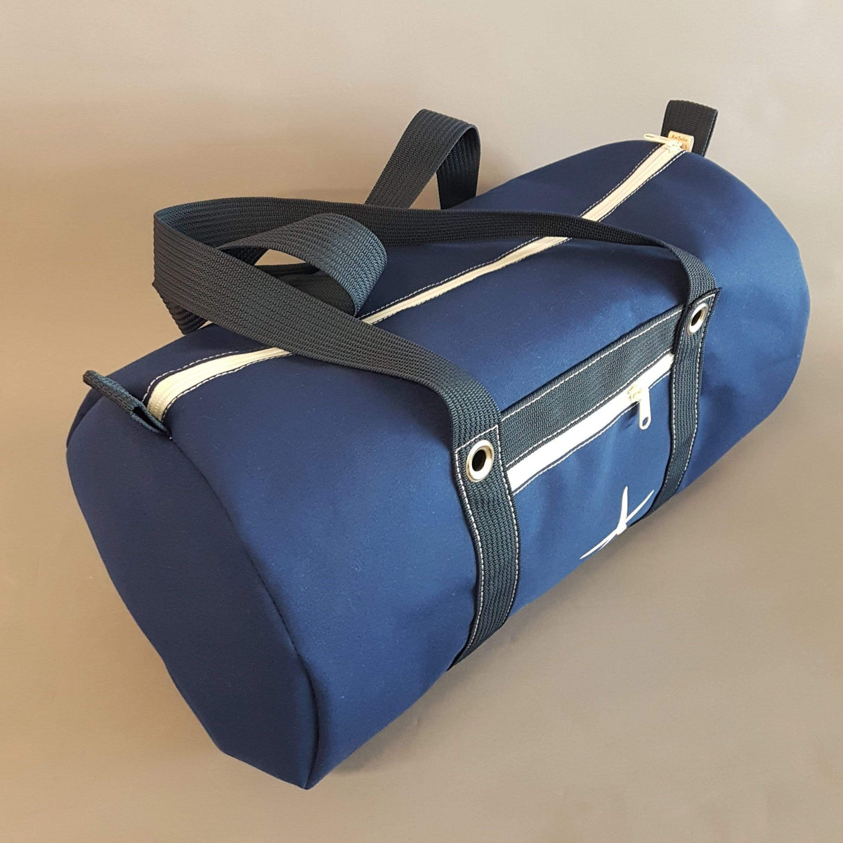 sac Polochon en toile de taud recyclée – Les Toiles du Large